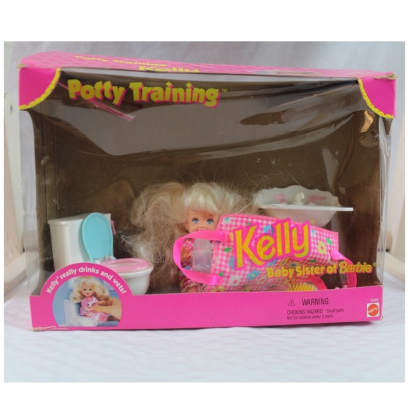 Mattel | Toys | Vintage 996 Barbie Kelly Potty Training Doll Set | Poshmark
